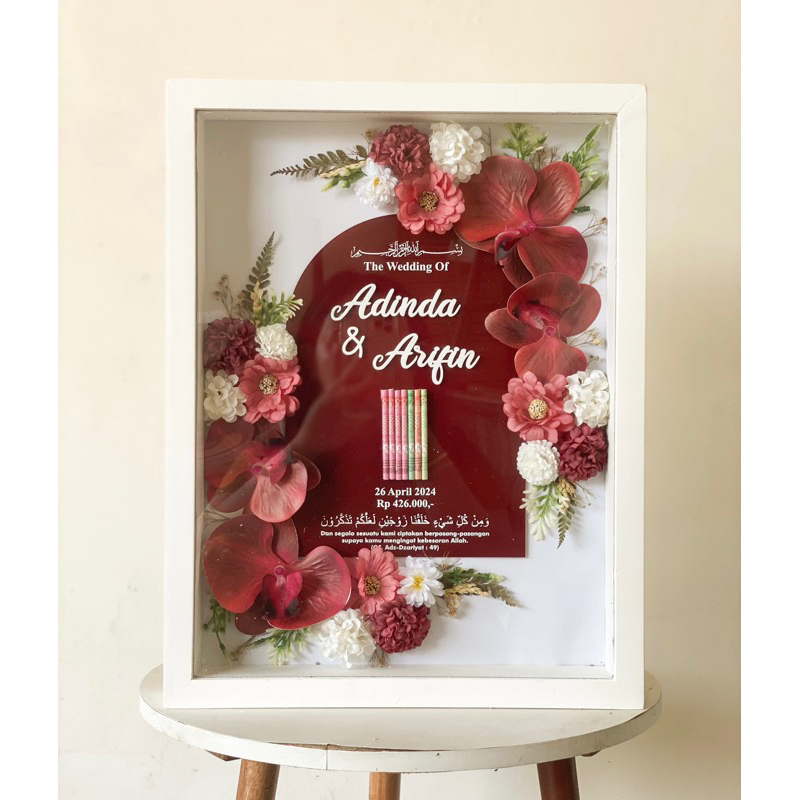 Jual MAHAR BUNGA - MAHAR AKRILIK TIMBUL - MAHAR CANTIK - MAHAR MURAH ...