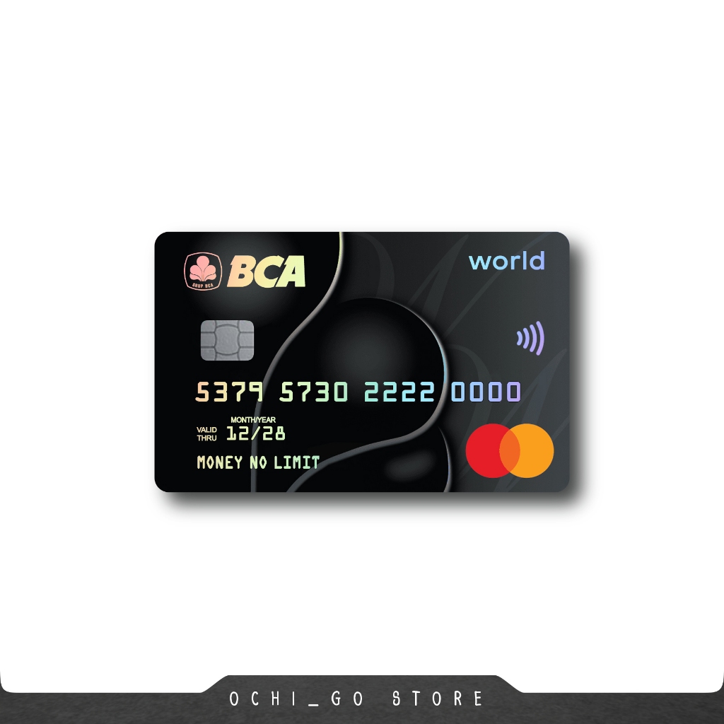 Jual Stiker Kartu Atm Garskin Skin Card Custom Bank BCA Prioritas ...
