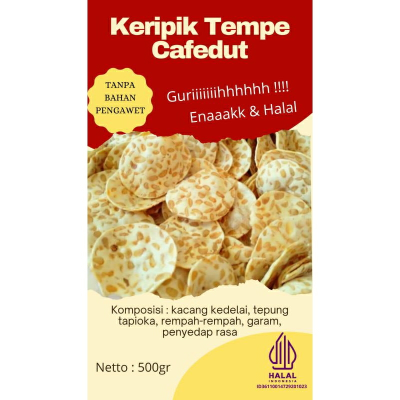 Jual KERIPIK TEMPE RASA ORIGINAL ASIN GURIH BERAT 200gr | Shopee Indonesia