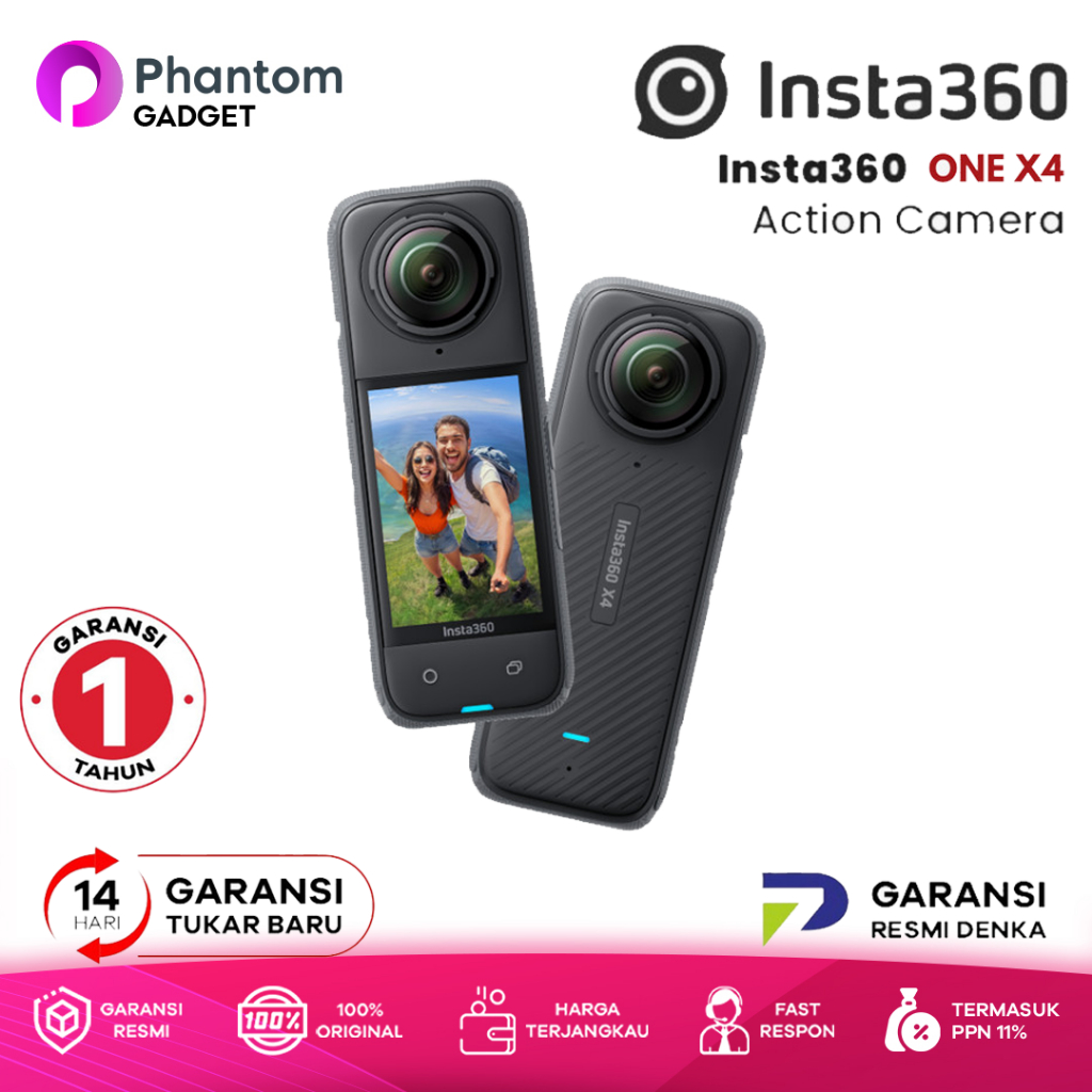 Jual Insta360 X4 Ultimate 8K 360 Action Cam Insta 360 ONE X4 Action Camera | Shopee Indonesia