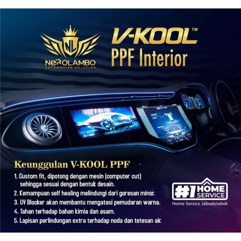 Jual PPF Interior VKOOL BMW seri 7 tahun 2023/2024 ( List Jok Belakang ...