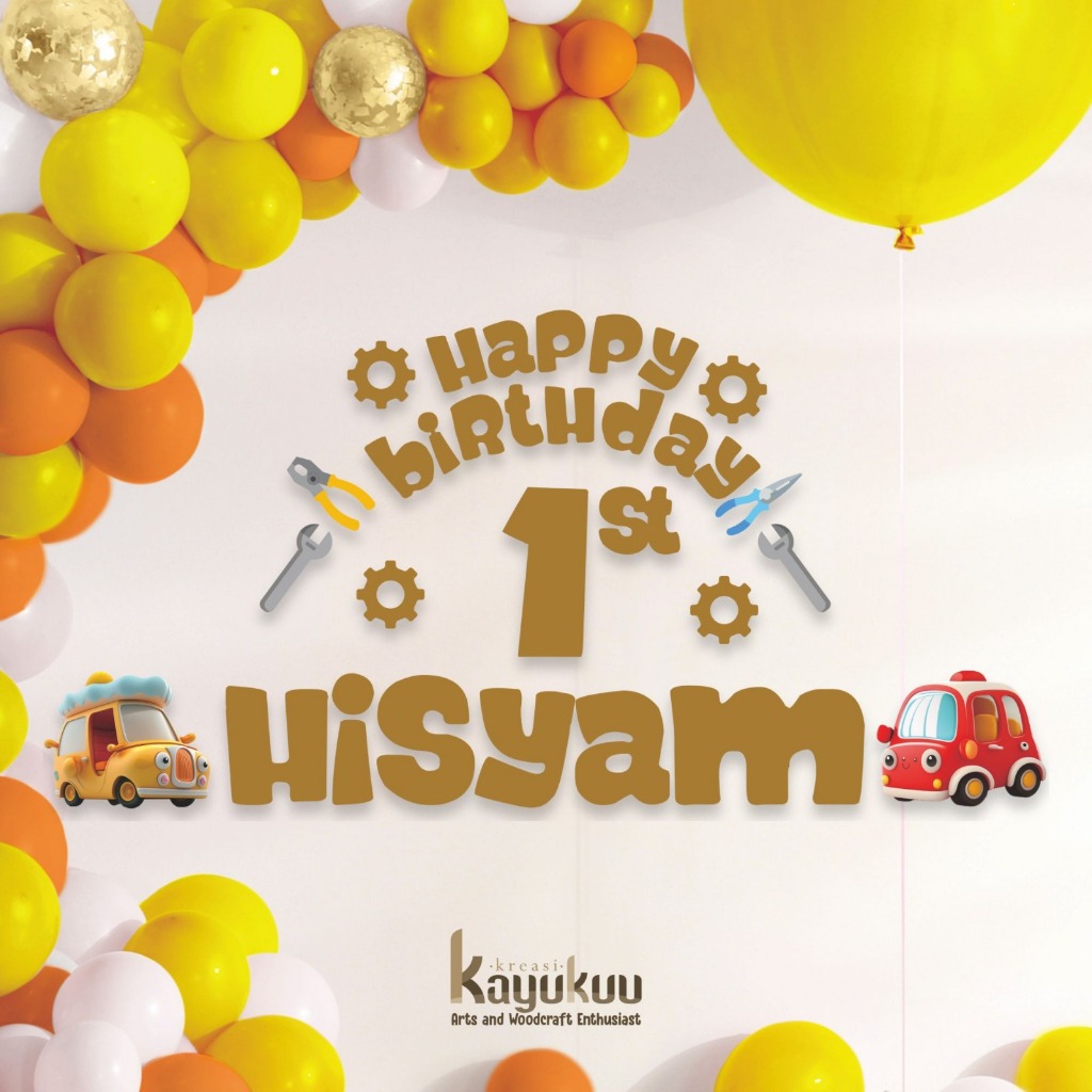 Jual Kreasikayukuu Dekorasi Ulang Tahun "Tema Mobil" Bahan Cutting ...