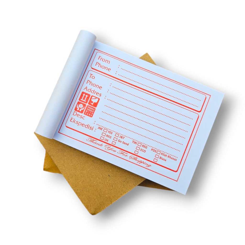 Jual [ JILID LEM ] LABEL PENGIRIMAN SHOPEE LEM / LABEL PENGIRIMAN JILID ...