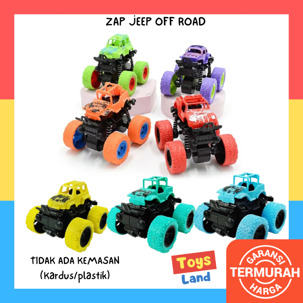 Jual Zap Jeep Off Road Mainan Mobil Mobilan Anak Mobil Jeep Mainan ...