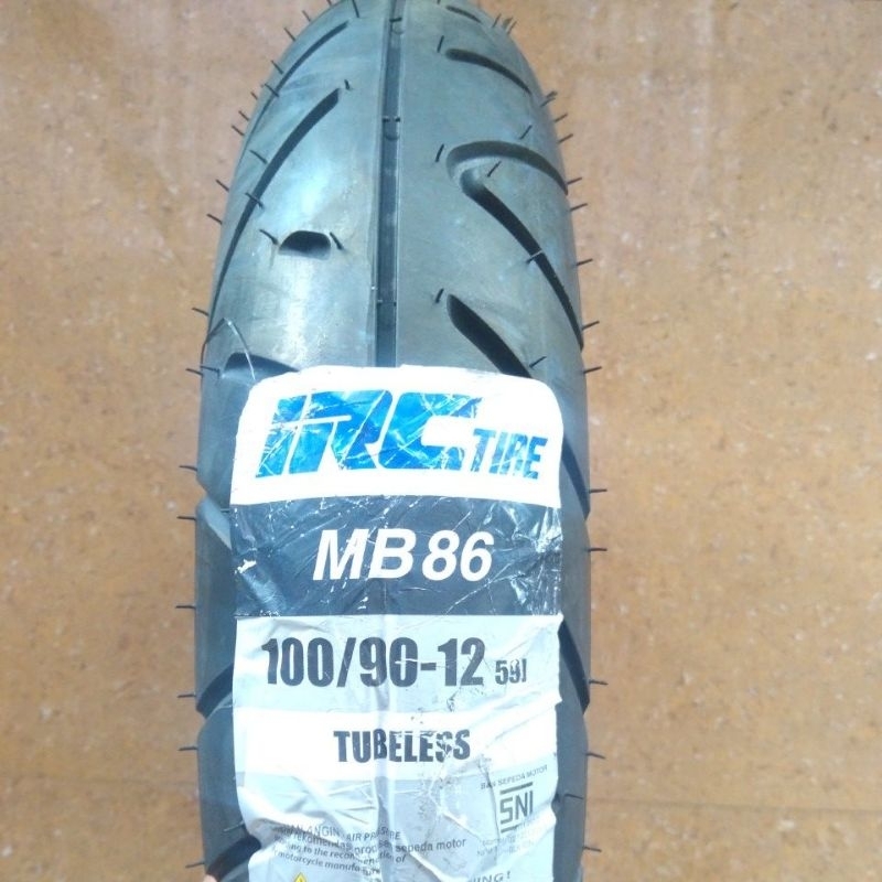 Jual IRC MB86 100/90 - 12 TUBELESS BAN TUBLES MOTOR SCOOPY DONAT FREEGO IRC MB 86 100 90 RING 12 ...