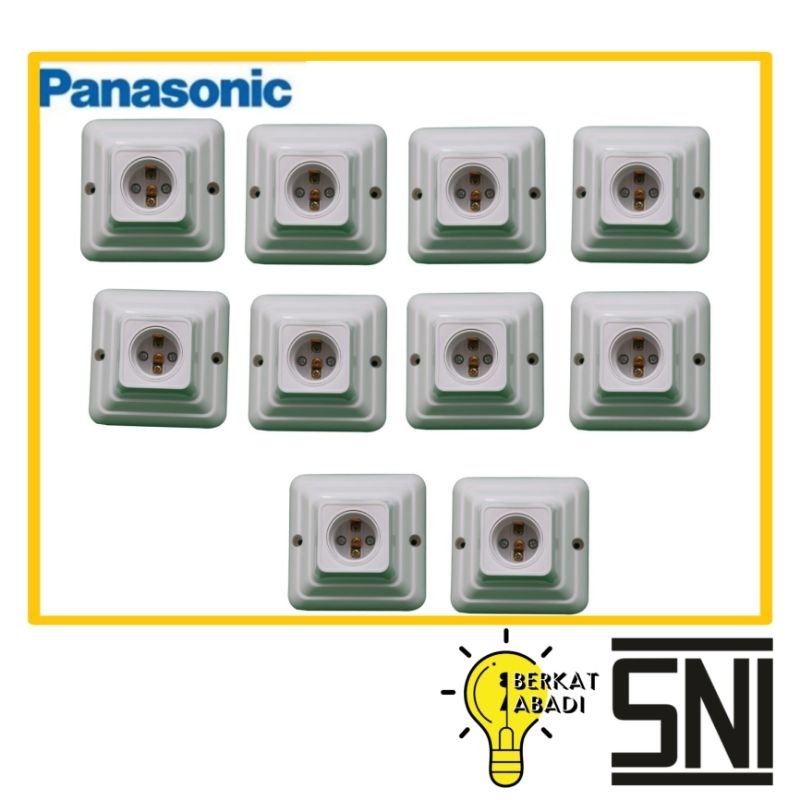Jual PANASONIC FITTING LAMPU KOTAK NLP52202 (10 PCS) | Shopee Indonesia