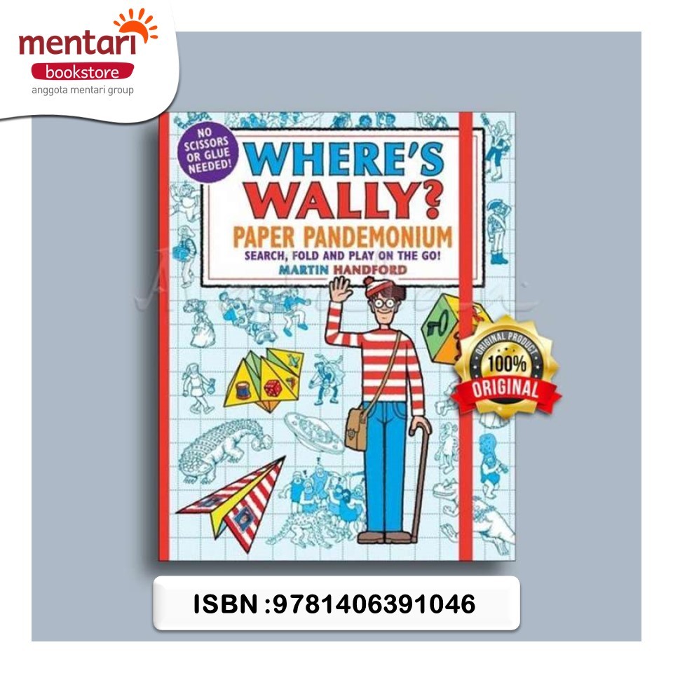 Jual Where's Wally? Paper Pandemonium: Search, fold and play on the go ...