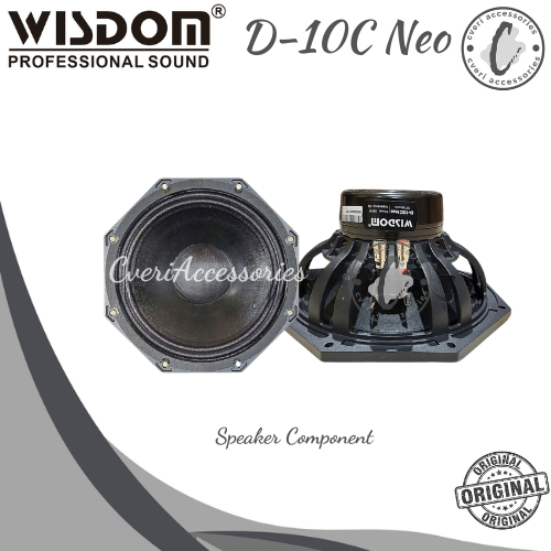 Jual Wisdom D10C Neo Speaker Component 10 Inch Original D-10C Neo | Shopee Indonesia