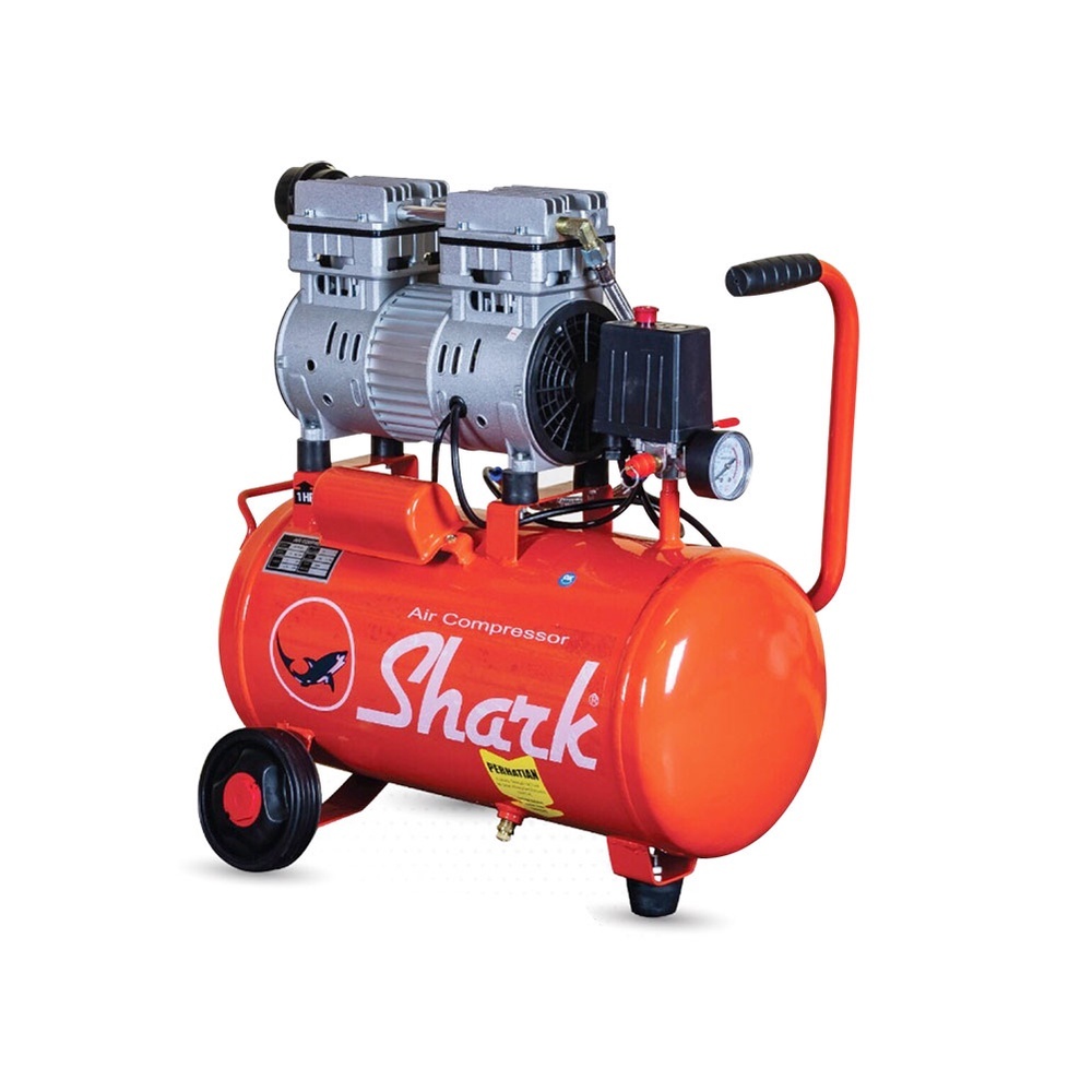Jual Shark Kompresor Angin Listrik 1HP OV-1025 / Shark Air Compressor ...