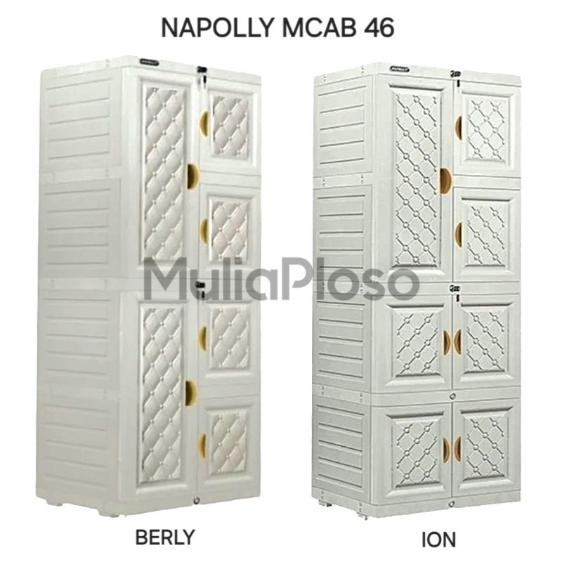 Jual Lemari mini NAPOLLY cabinet 4 susun MCAB 46 ION dan BERLY NAPOLLY ...
