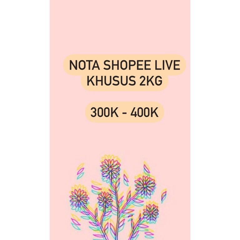 Jual ART R3F7 NITA SHOPEE LIVE 2KG 3K 4K | Shopee Indonesia
