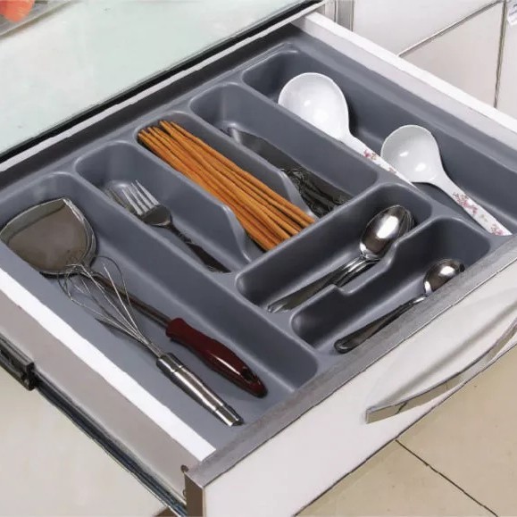 Jual Tray Expandable Rak Sendok Garpu - Kitchen Drawer Cutlery ...