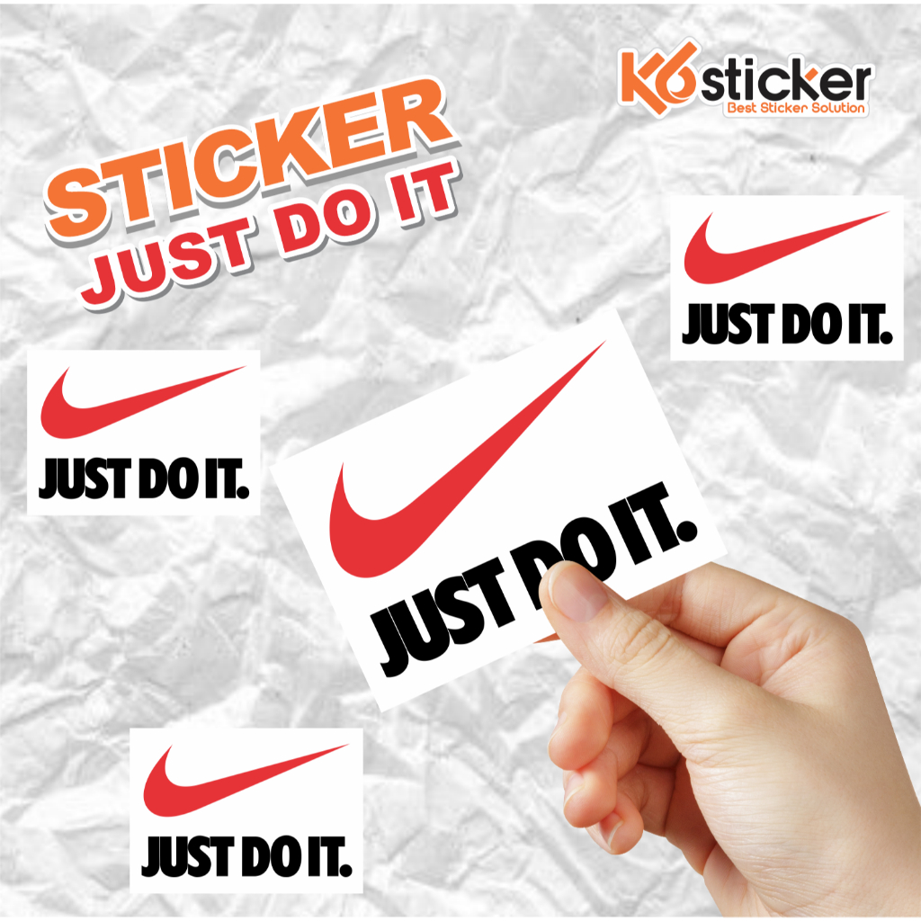 Jual Sticker / Stiker Nike Just Do It vynil anti air | Shopee Indonesia