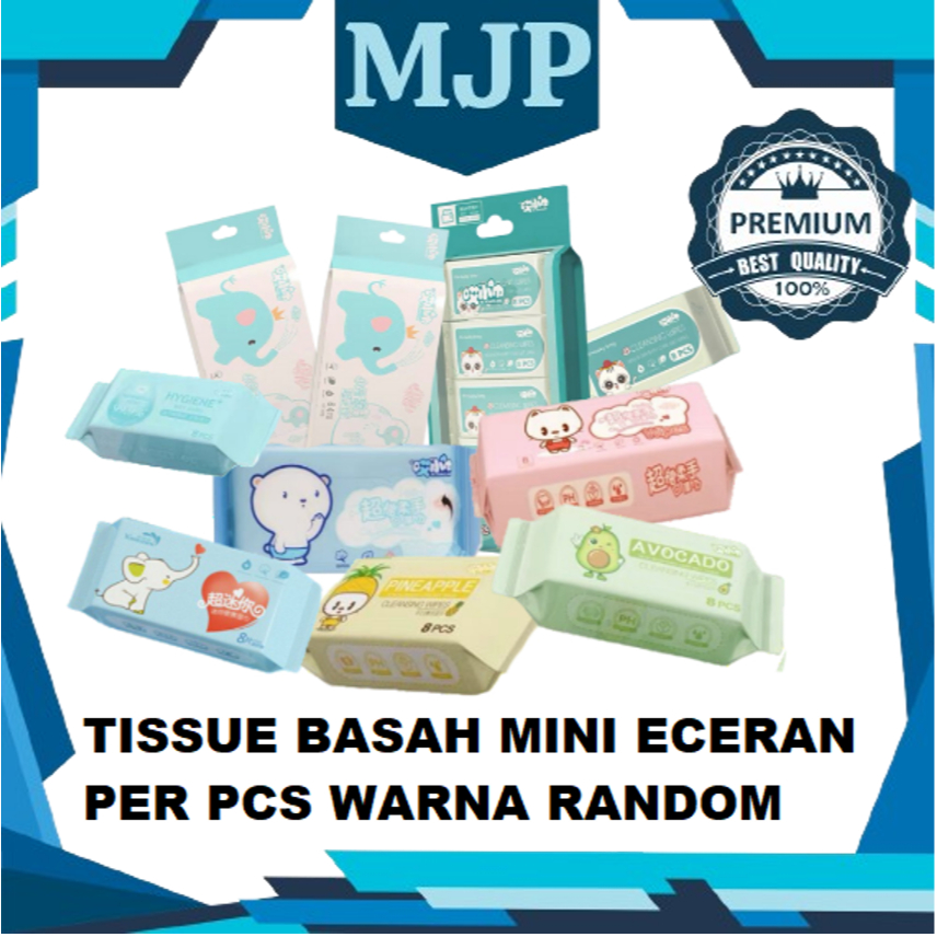 Jual Tissue Basah Mini/ Tissue Basah Travel/Tisu Travel/Wet wipes mini ...