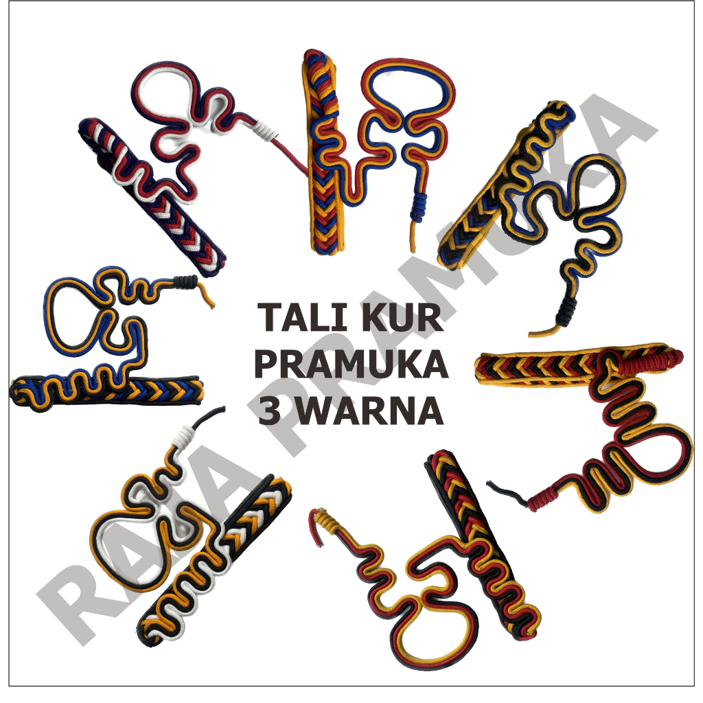 Jual Tali Kur Komando Pramuka Variasi Tali Koor Pramuka Naga Tali ...