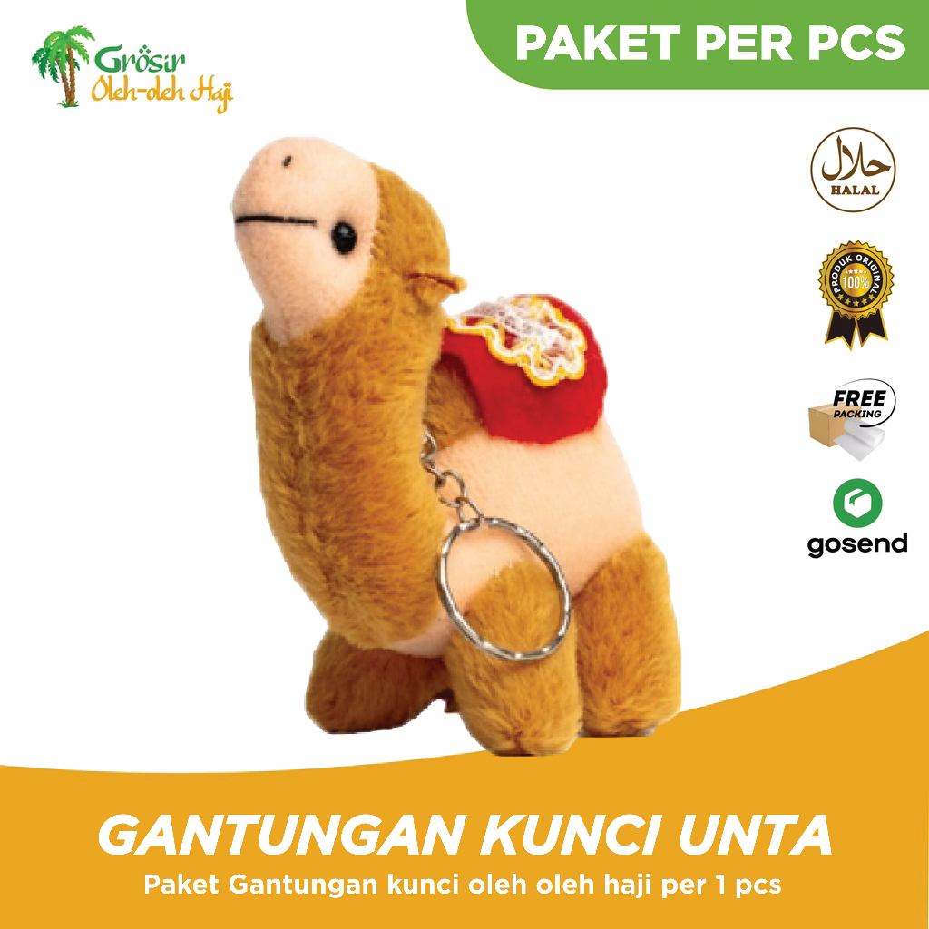 Jual Souvenir Gantungan Kunci Onta Unta Oleh Oleh Haji Umroh 1 pcs ...