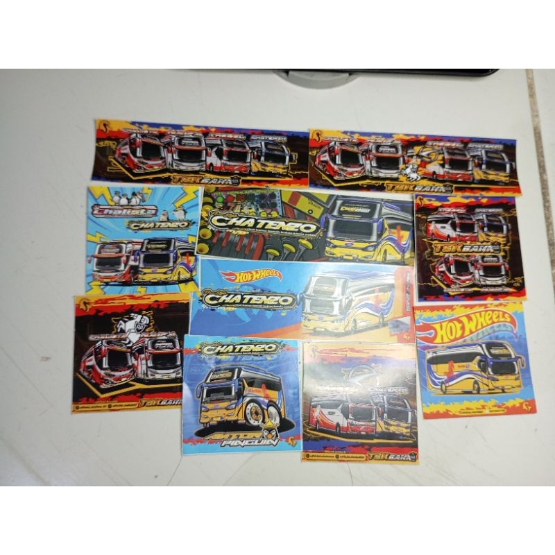 Jual stiker bus dewi permata team sunda kece (harga 3k untuk satu pcs ...