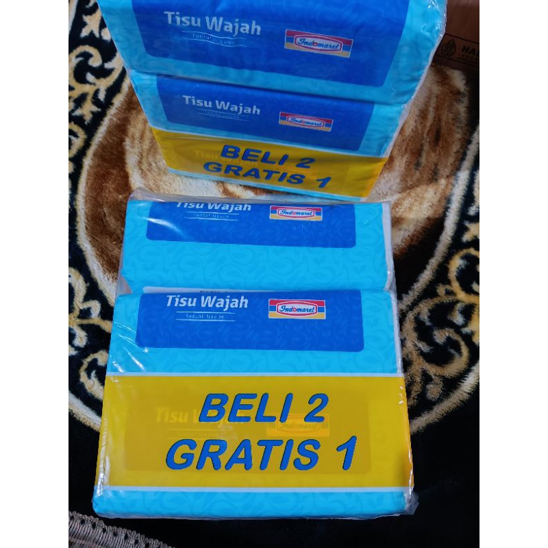 Jual TISU KERING INDOMARET BELI 2 GRATIS 1 ISI 180 LEMBAR | Shopee ...