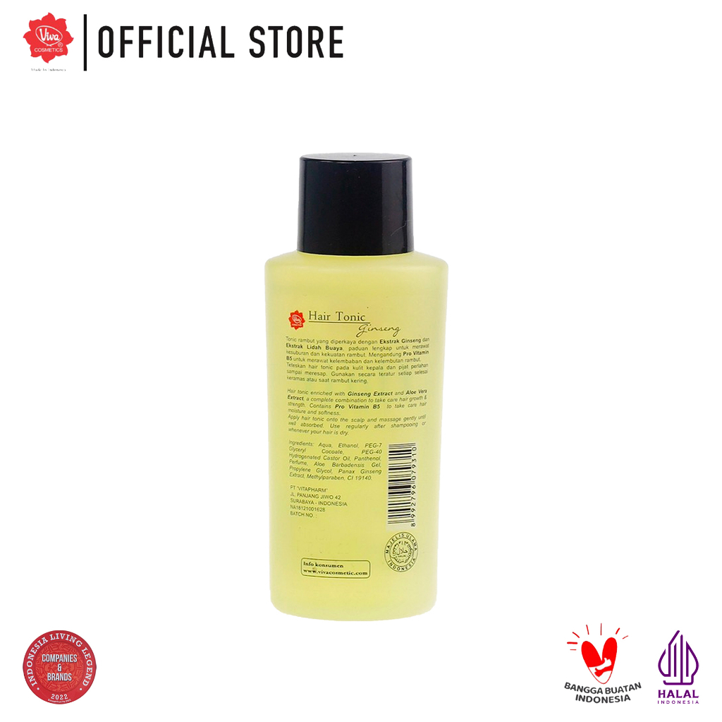 Jual Viva Hair Tonic Gingseng 60ml | Shopee Indonesia