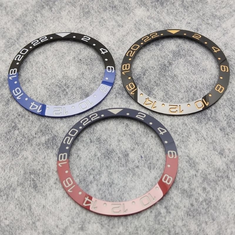 Jual Ring Bezel Ceramic 40mm x 31,5mm For Rolex GMT Submariner Seiko ...