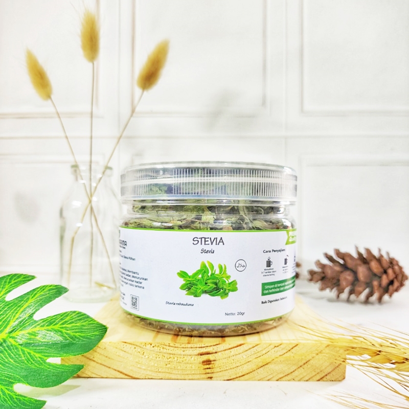 Jual Daun Stevia Utuh Kering dan Bubuk Asli Original 70gr | Shopee ...