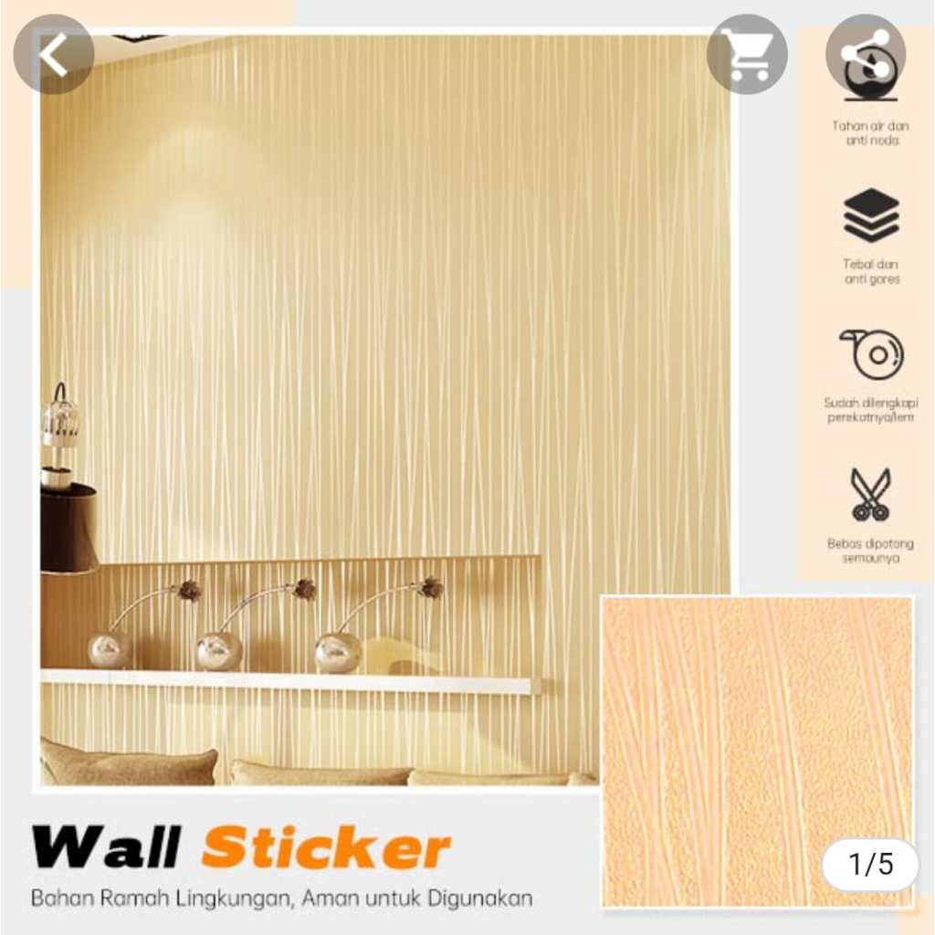 Jual Wallpaper sticker DF1009 dengan kualitas grade A+ Ukuran Lebar 45 ...