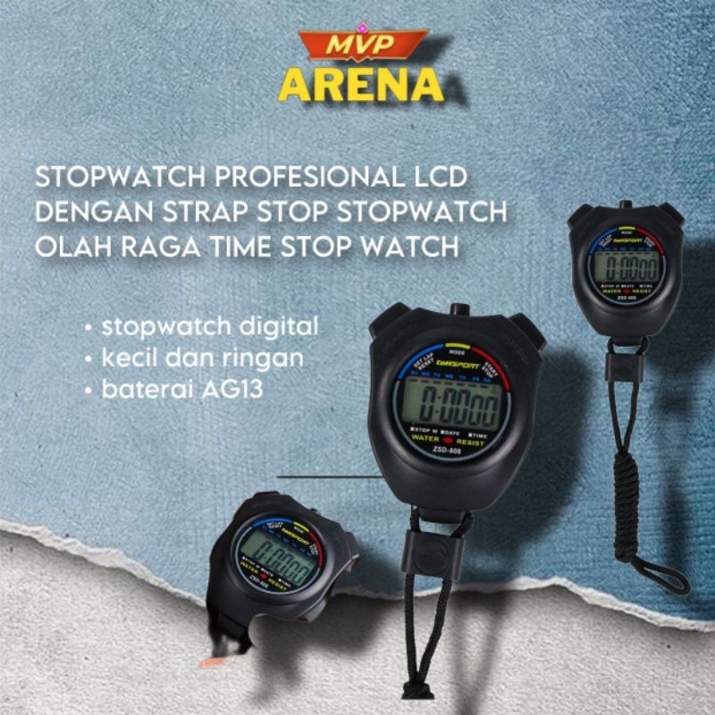 Jual Stopwatch timer Digital Profesional LCD dengan Strap timer ... Jual Stopwatch timer Digital Profesional LCD dengan Strap timer ...