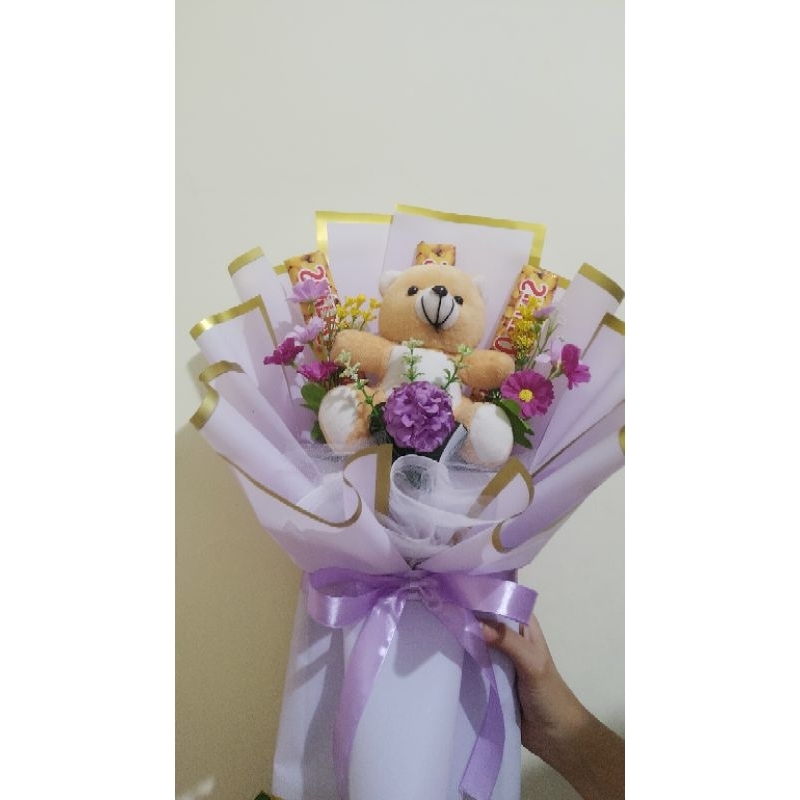Jual buket boneka isi 3 coklat | Shopee Indonesia Jual buket boneka isi 3 coklat | Shopee Indonesia