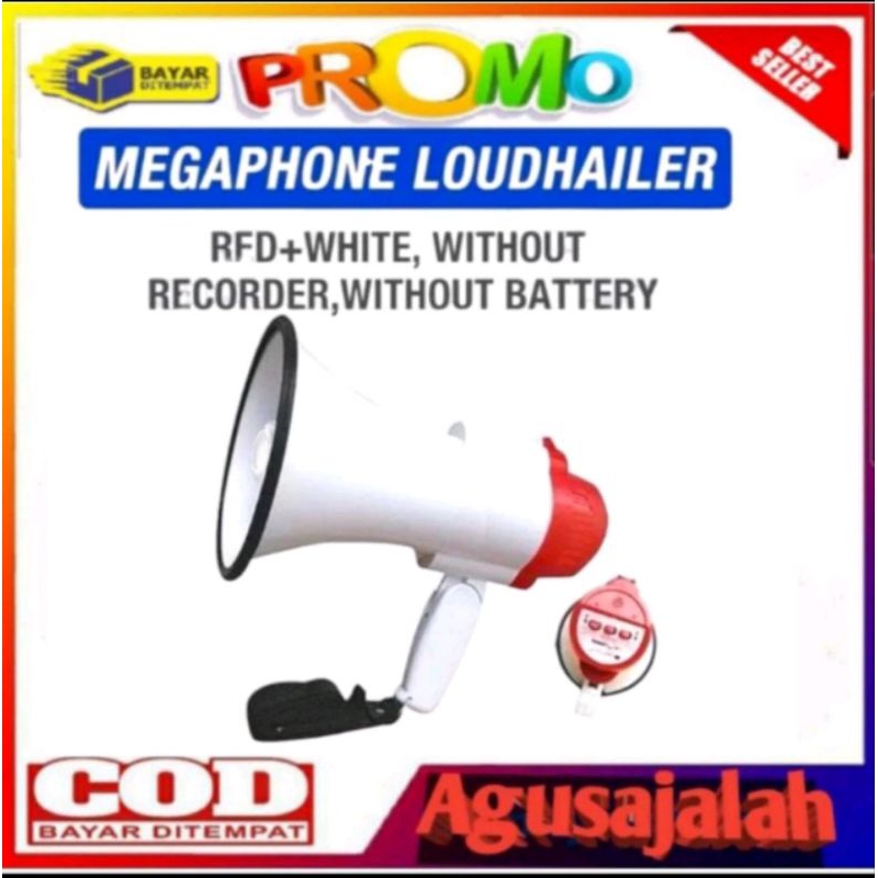 Jual Toa Megaphone Fleco HW-8R Pengeras Suara Dengan Baterai Cas 100% ...