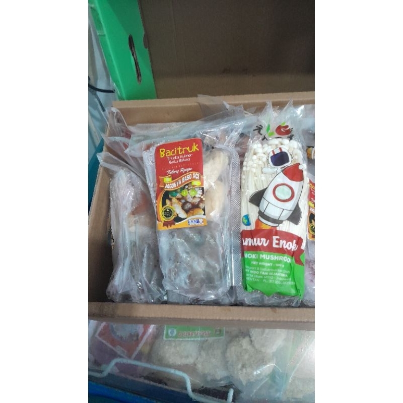 Jual paket baso aci + jamur enoki | baso aci pedass | Shopee Indonesia