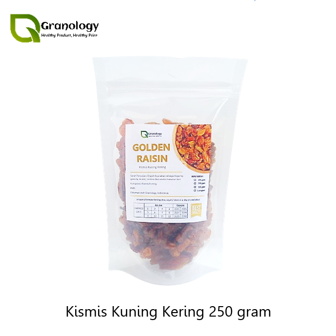 Jual Golden Raisin / Kismis Kuning Kering (250 Gram) by Granology ...