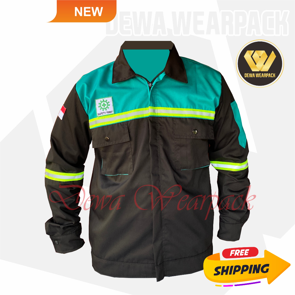 Jual Wearpack Safety Atasan Kemeja Baju Kemeja Kerja Lapangan/APD K3 ...