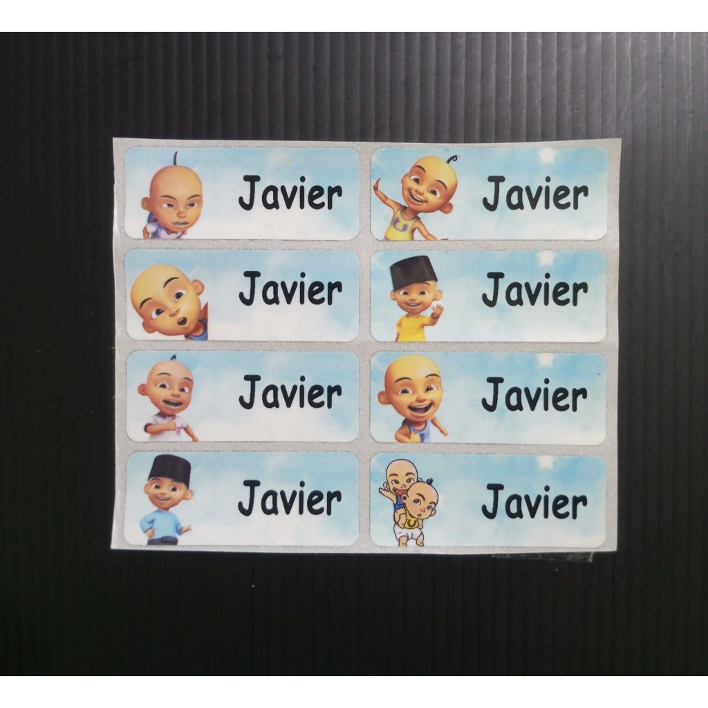 Jual Sticker / Label Nama Waterproof - Upin Ipin | Shopee Indonesia