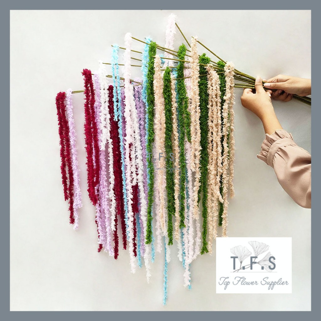 Jual Artificial Amaranthus Juntai Akar Premium Bunga Dekorasi Wedding ...