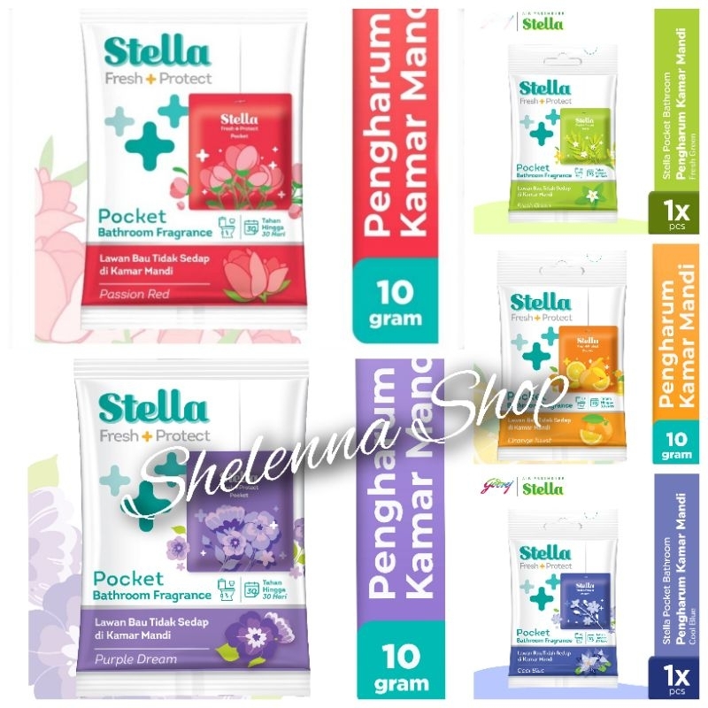 Jual Stella Pocket Bathroom Pewangi Kamar Mandi harga per 1 pc | Shopee ...