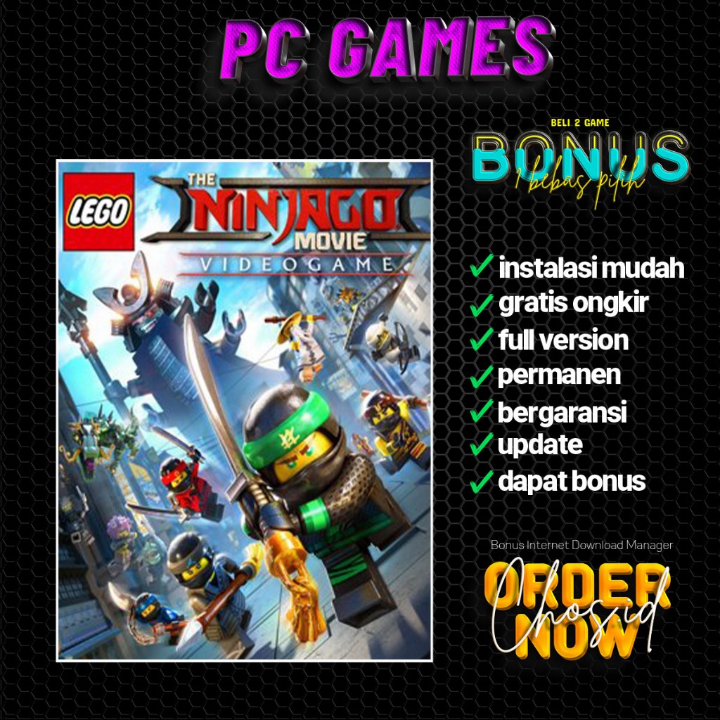 Jual The LEGO NINJAGO Movie Video Game | Game PC - Laptop | Shopee ...