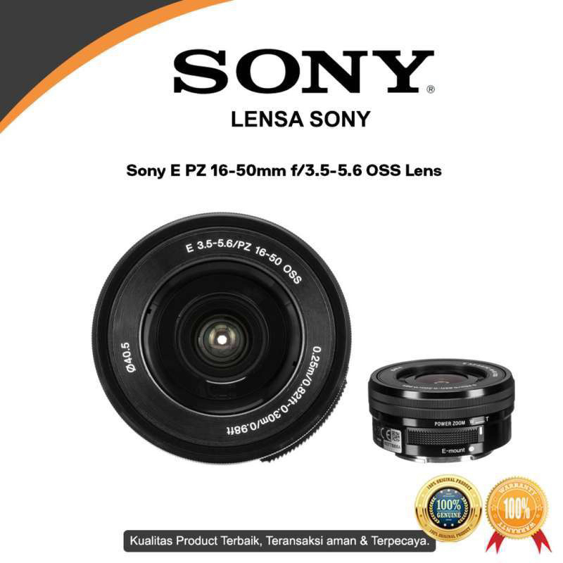 Jual Lensa Sony E PZ 16-50mm f3.5-5.6 OSS Lens A5000 A5100 A6000 A6400 ...