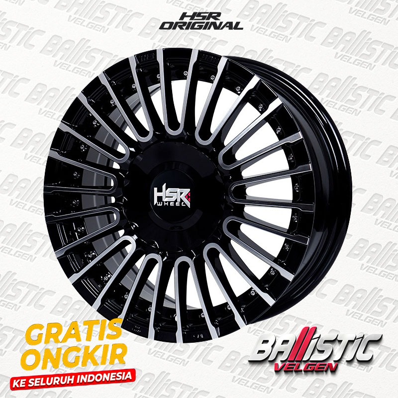 Jual Velg Variasi HSR Wheel Model Jari-Jari Ring 14 Lubang Baut/PCD 4X100 dan 4X114,3 Velg Mobil ...