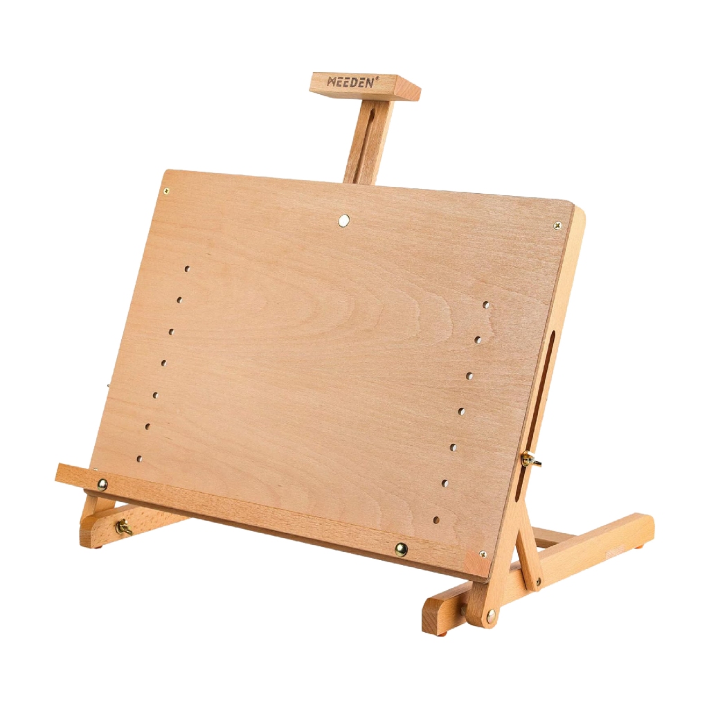 Jual Meeden Drawing Board Easel Artist Tabletop | Solid Wood, Stable ...
