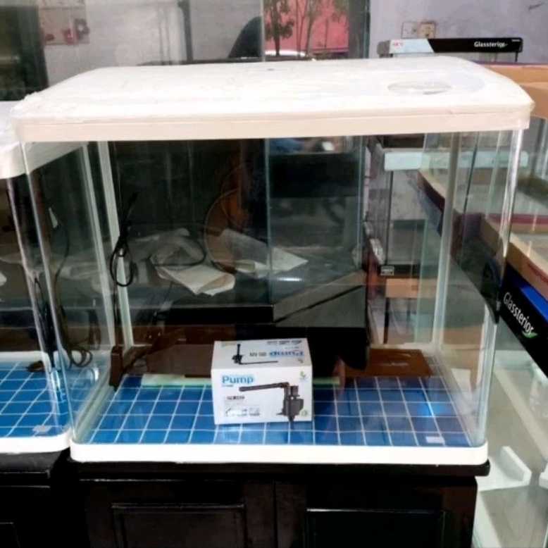 Jual Aquarium Full set 80cm (Incl Lampu Led & Filter) | Shopee Indonesia