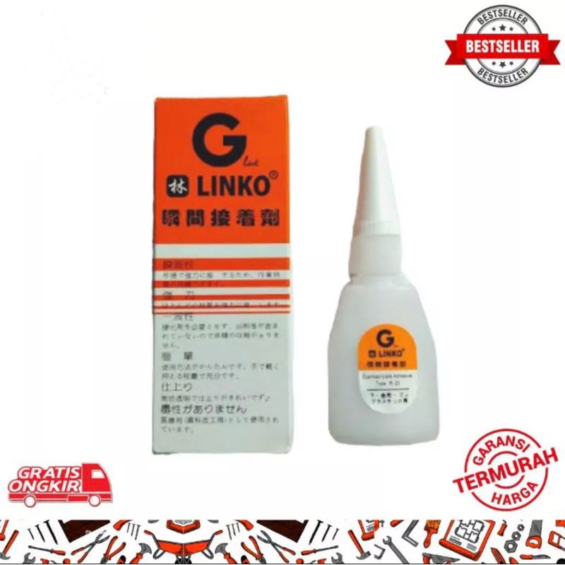 Jual BELLA - MURAH LEM G / LEM POWER GLUE / LEM G LINKO LEM SUPER LEM KOREA LEM CAIR | Shopee ...