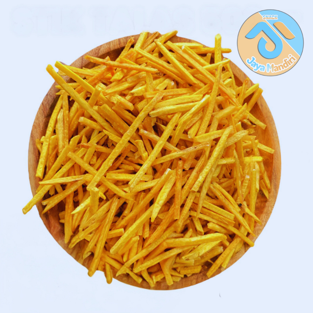 Jual Stik Talas Kuning Kunyit Gurih Renyah Asin 500gr | Shopee Indonesia