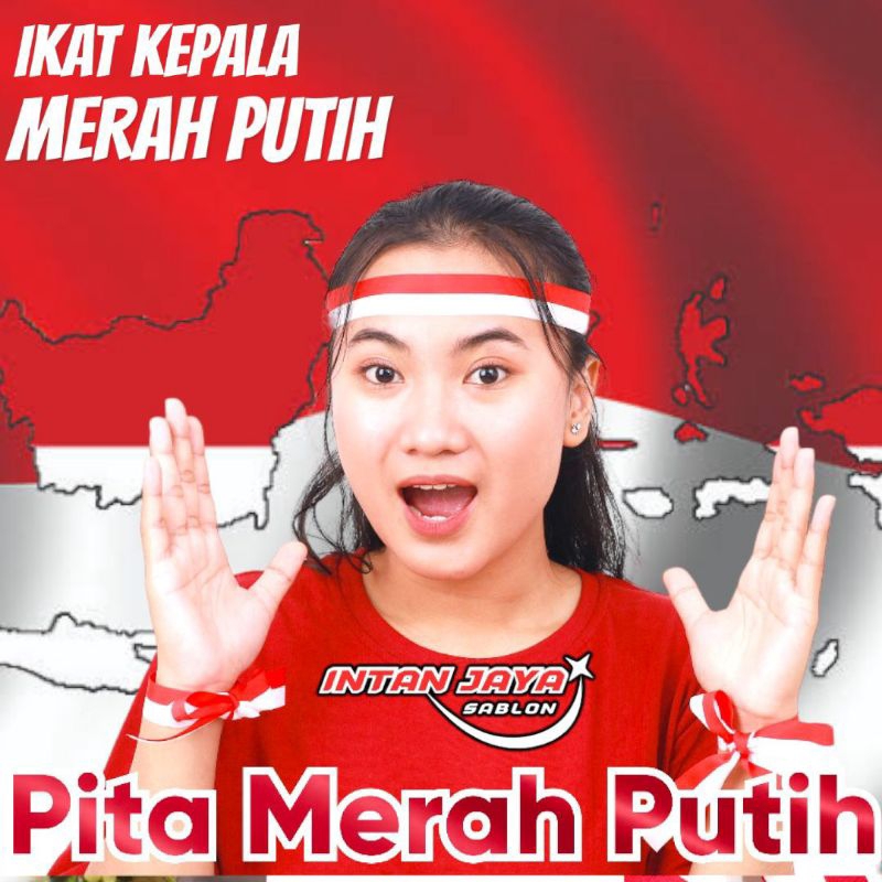 Jual IKAT KEPALA MERAH PUTIH TERBARU/ AKSESORIS HUT RI | Shopee Indonesia