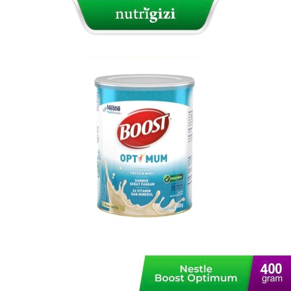 Jual Nutrigizi | Nestle Boost Optimum 400 gr Susu Dewasa dan Lansia Pemulihan Sakit Tinggi ...