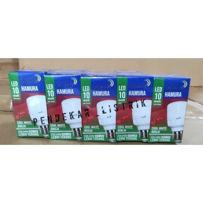 Jual Lampu LED OMI HAMURA 10W (10 pcs) | Shopee Indonesia