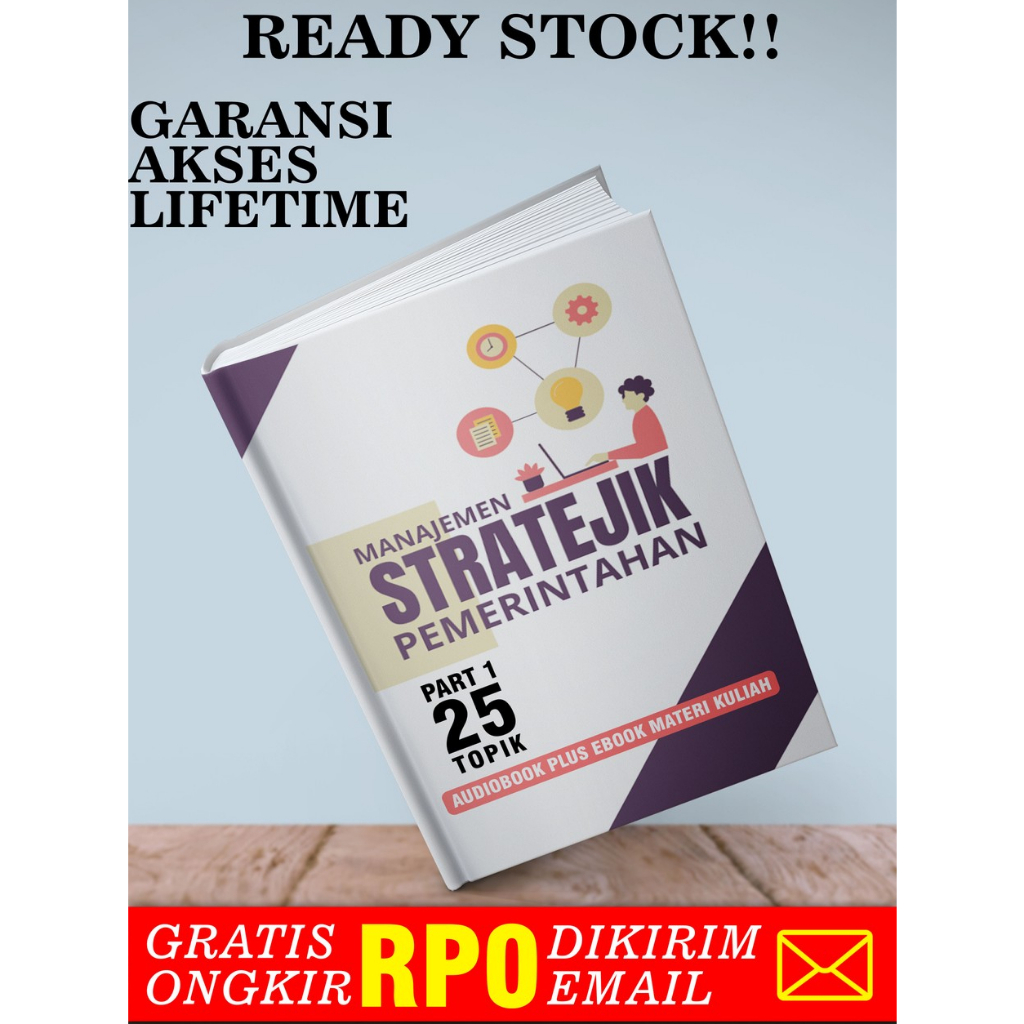 Jual File Materi Kuliah MANAJEMEN STRATEJIK PEMERINTAHAN (Dalam 75 Topik) | Shopee Indonesia