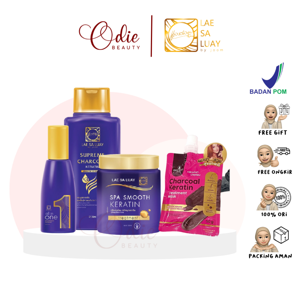 Jual LAE SA LUAY KERATIN HAIRMASK LAE SA LUAY SHAMPO SERUM KERATIN HAIR ...