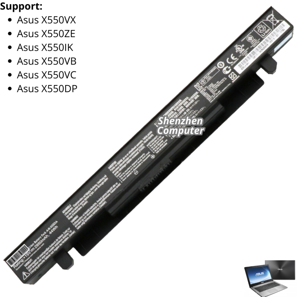 Jual Baterai Asus X550VX X550ZE X550IK X550VB X550VC X550DP A41-X550 ...