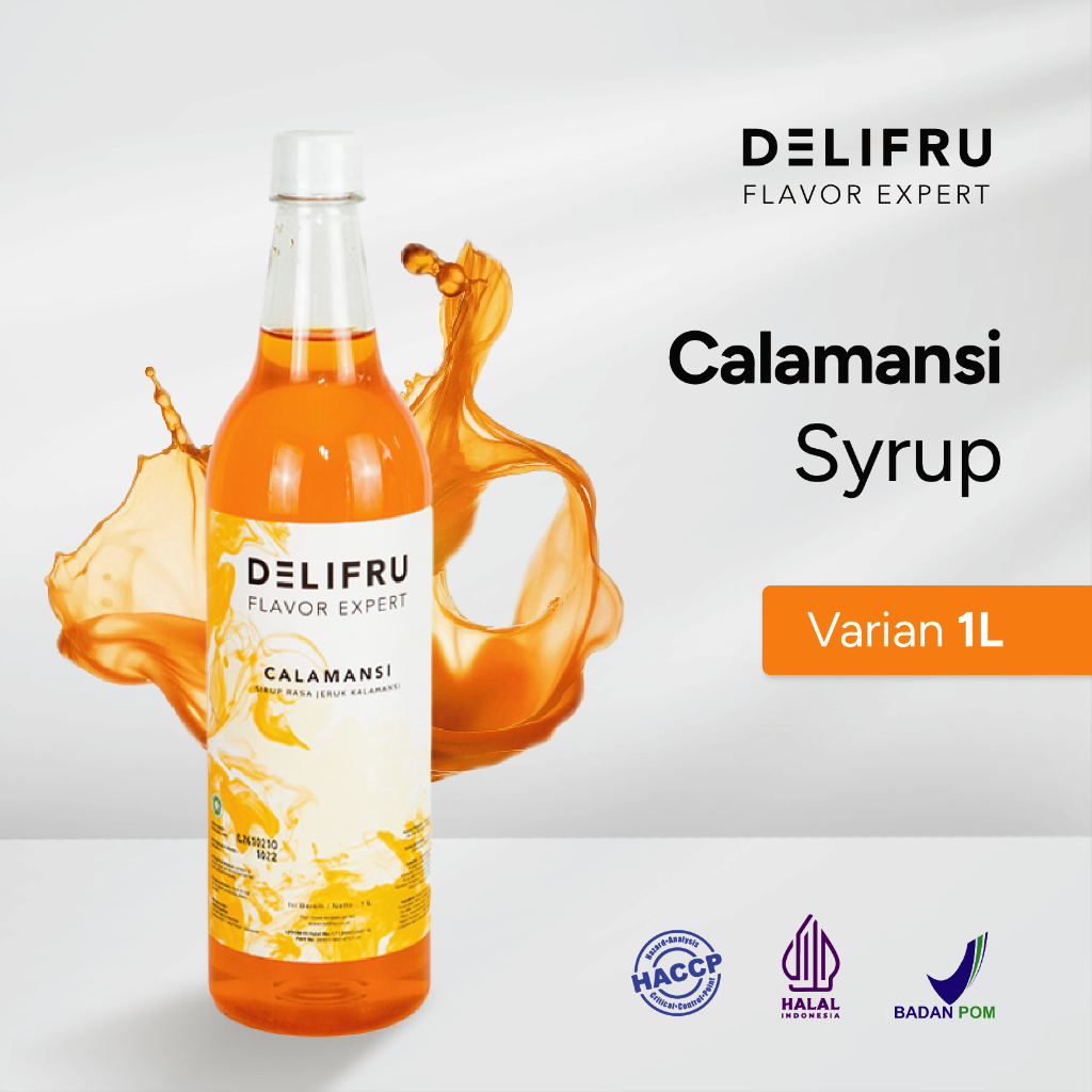 Jual Delifru Calamansi Syrup 1 Liter - Sirup Jeruk Kalamansi | Shopee ...