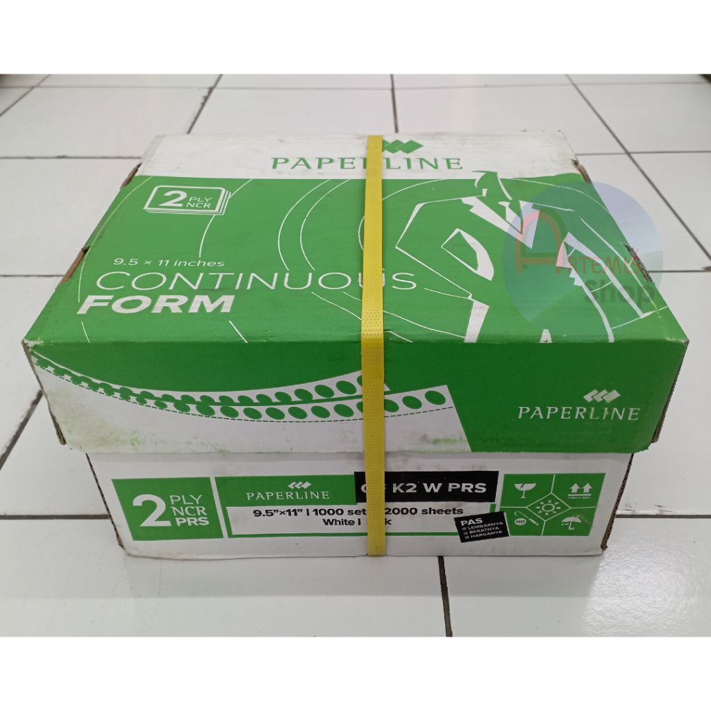 Jual Kertas Continuous Form PAPERLINE 2 Ply K2 PRS Warna Potong Kertas ...